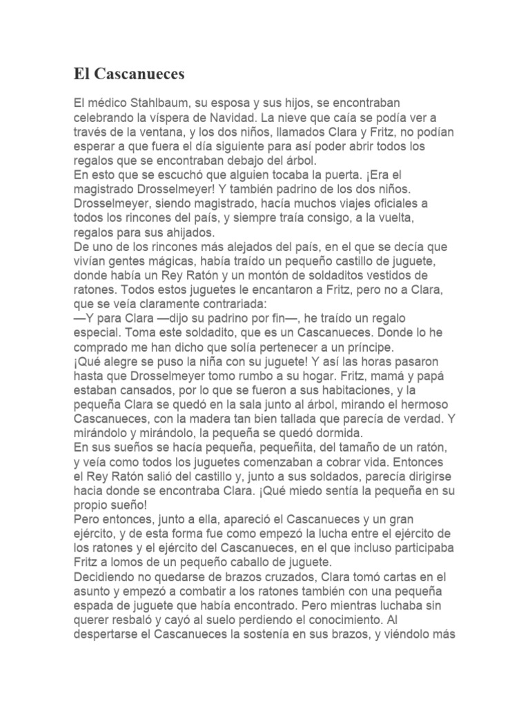 Sueños de Clara en Navidad | PDF | El cascanueces