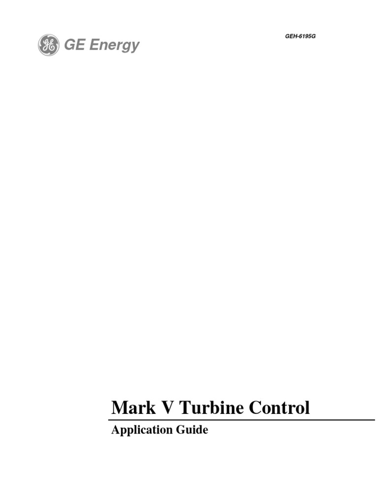 Geh-6195g Mark V Application Manual | PDF | Feedback | Computer File