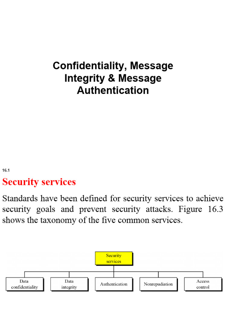 Cryptography and Message Authentication | PDF | Cryptography | Public Key Cryptography