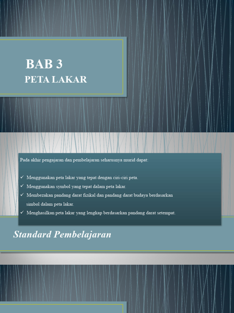 Bab 3 Peta Lakar | PDF