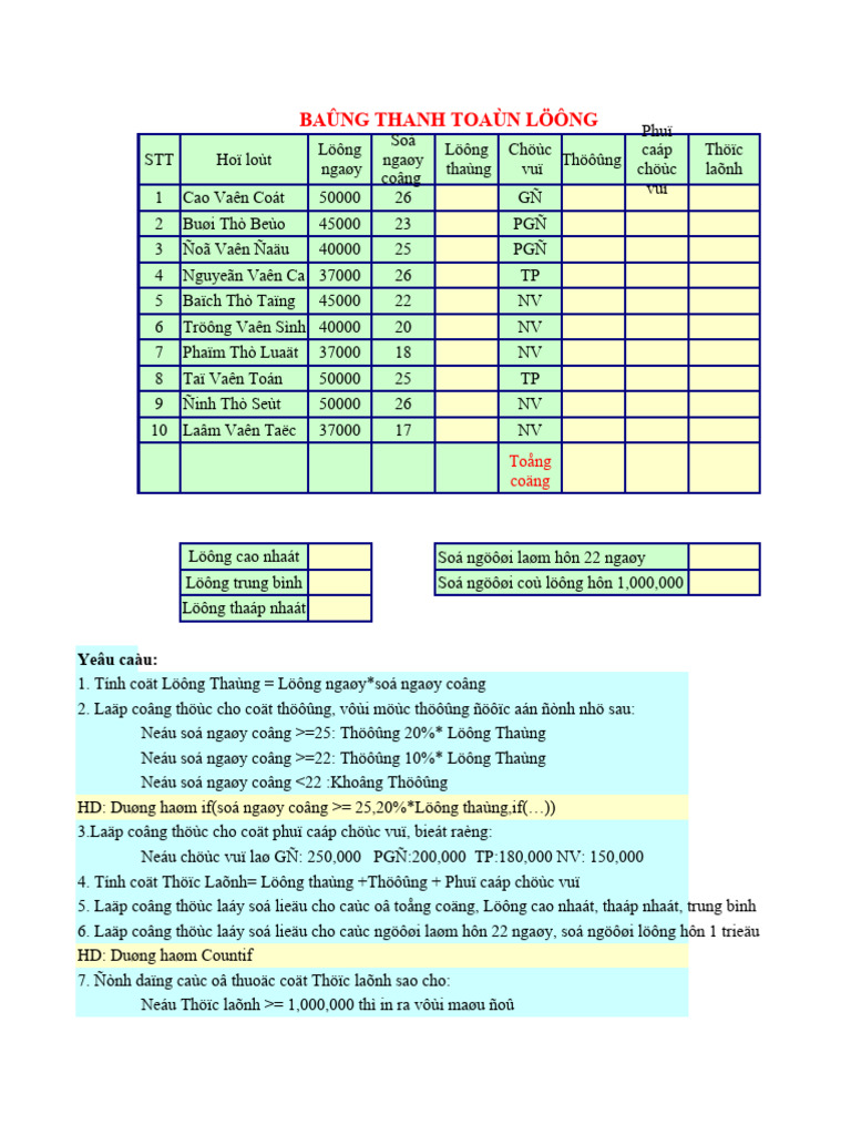 Co Ban - Bai Tap 11 | PDF