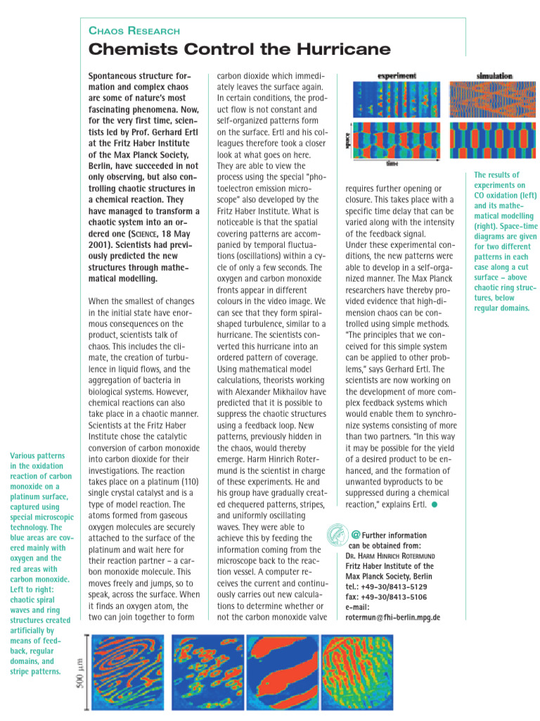 Chemists Control The Hurricane | PDF | Rna | Gene