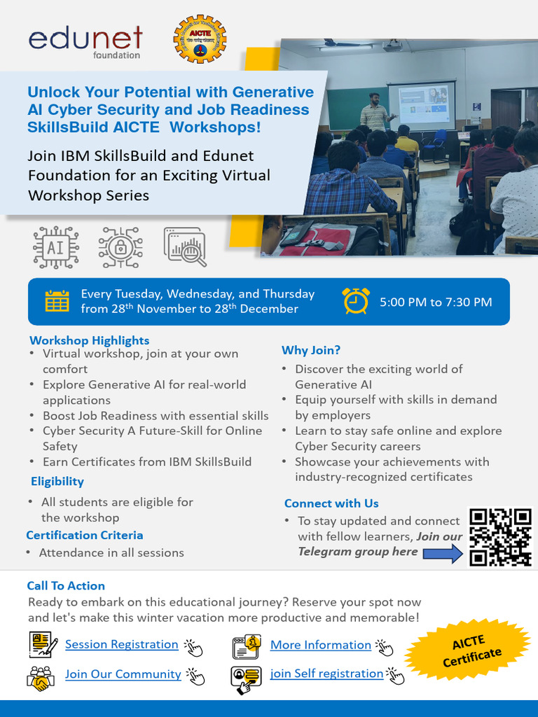 Skillsbuild - Winter Workshop Poster-Final 1 | PDF