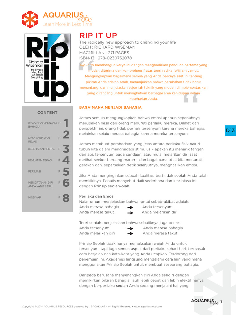 Rip It Up | PDF