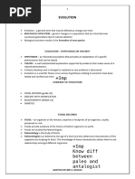 Evolution by Natural Selection g12 Notes | PDF | Evolution | Natural ...