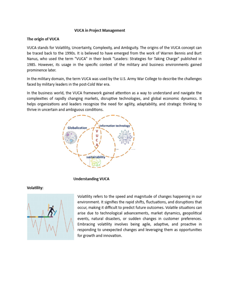 VUCA in Project Management Newsletter | PDF | Project Management ...