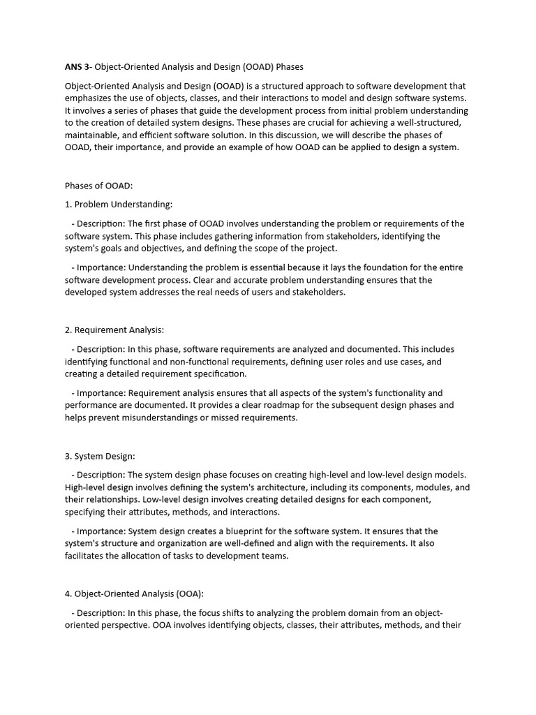 Answer 3 Pdf Class Computer Programming Object Oriented Programming