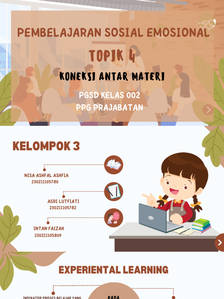 Pse - Topik 4 - Koneksi Antar Materi - Kelompok 3 - PGSD002 | PDF