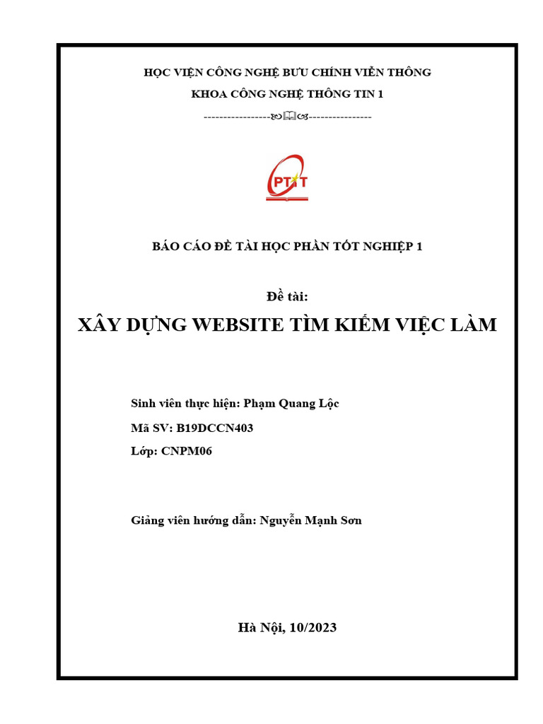 B19DCCN403 - PH M Quang L C - Baocaolan1 | PDF