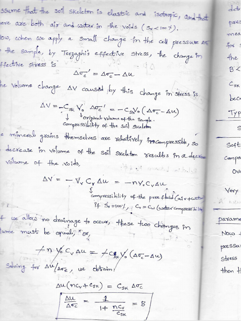 Pore Pressure Parameters | PDF