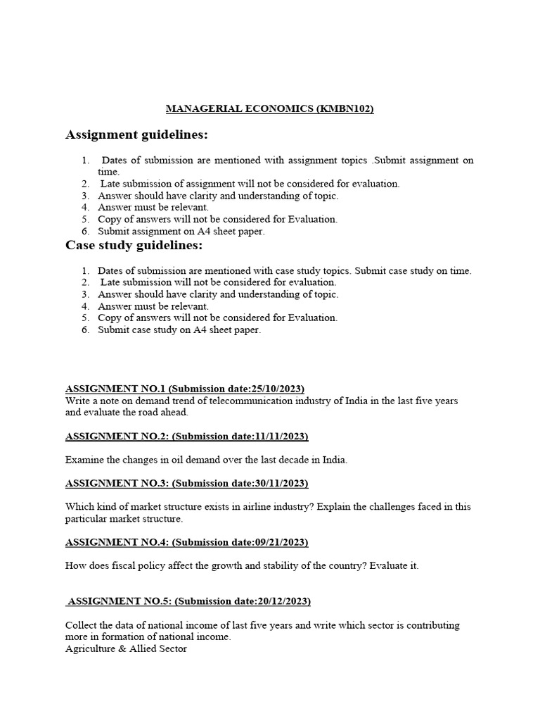Case Studies File Eco 2 | PDF | Elasticity (Economics) | Microeconomics