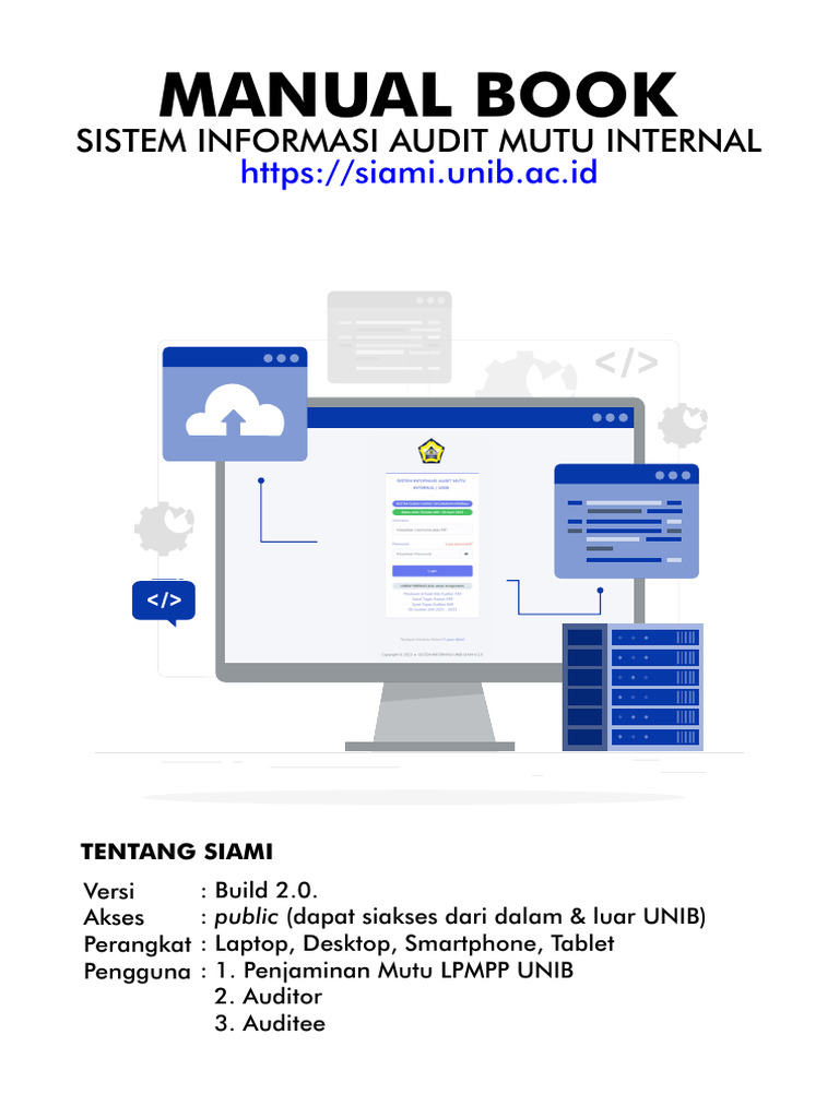Manual Book SIAMI (Auditee) | PDF | Pengelolaan Keuangan & Uang | Komputer