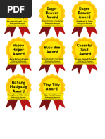 Grade 1 and 2 Ribbons | PDF