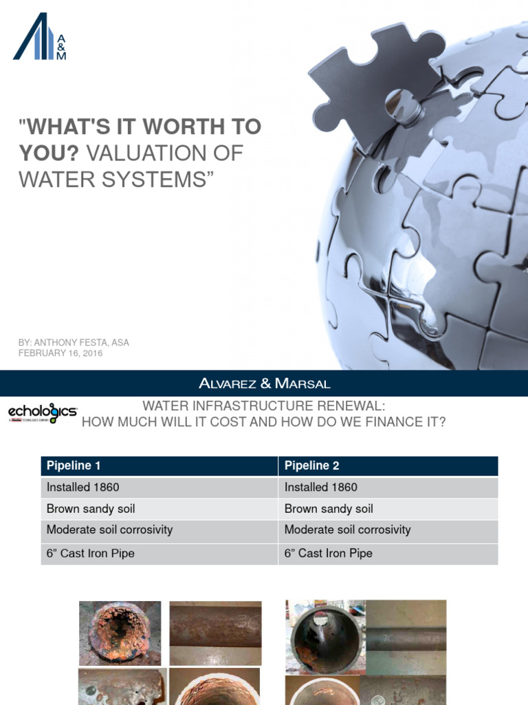 11 What Is Your Water System Worth | PDF | Valuation (Finance) | Cost