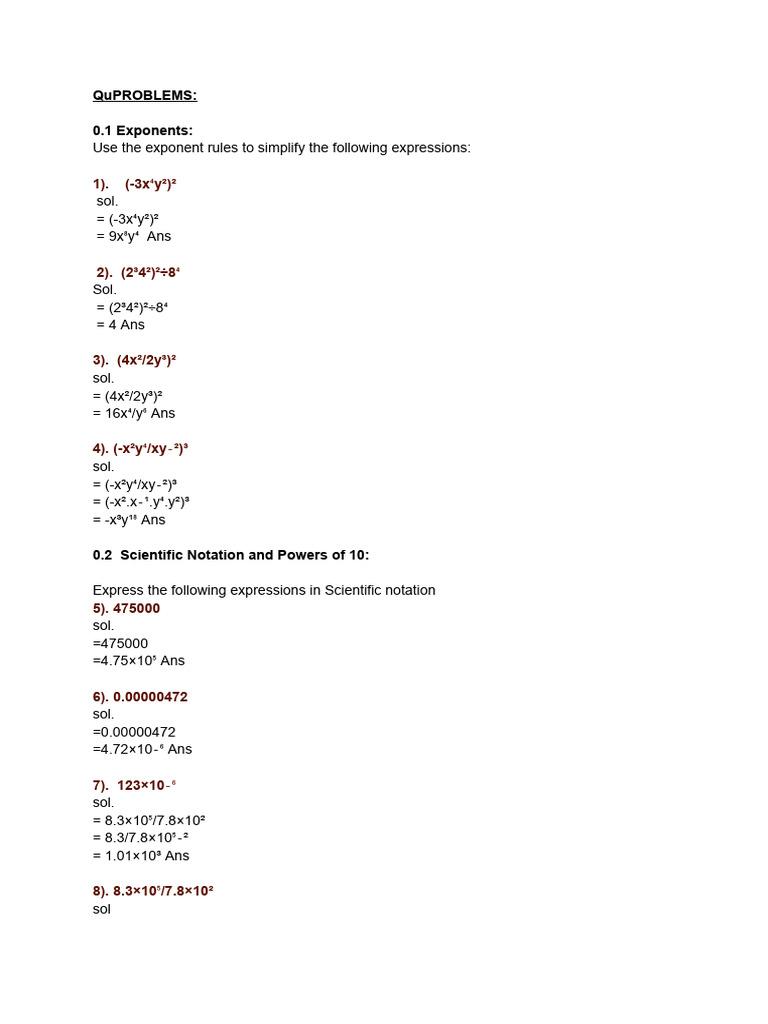 Zero Chapter Problems - (Mechanics 2nd SMSTR) | PDF | Equations | Triangle