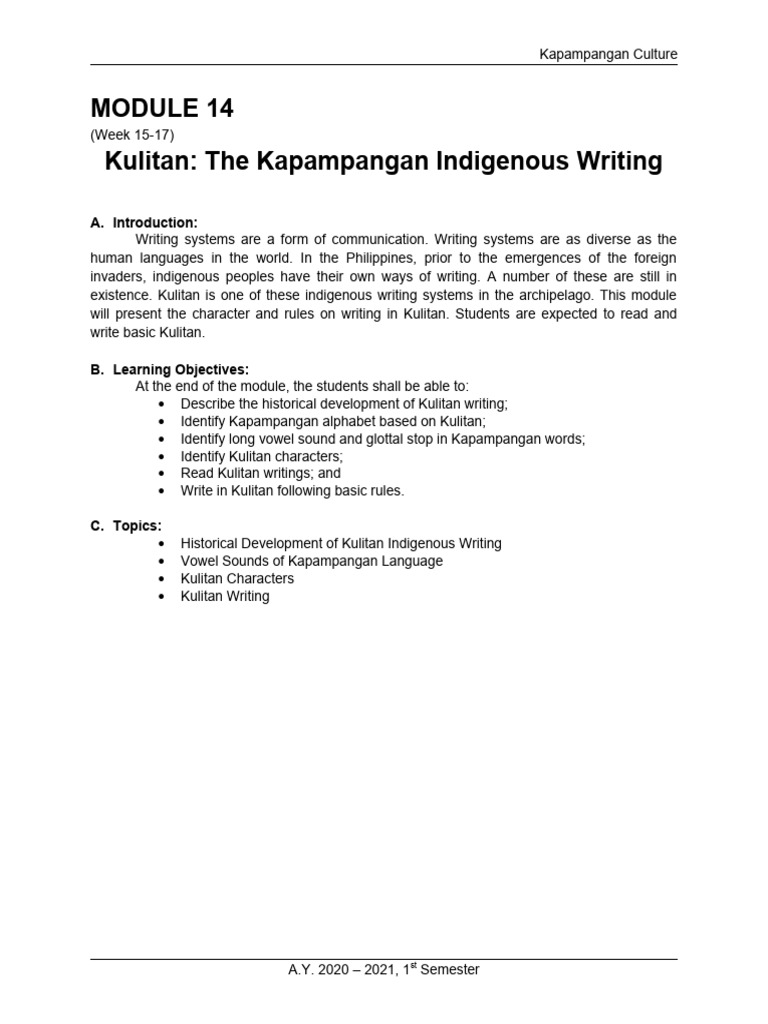 Kulitan: Kapampangan Writing System | PDF | Encodings | Human Communication
