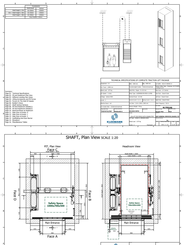 KL755146 Layout L06 Disable | PDF | Elevator | Manufactured Goods KL755146 Layout L06 Disable | PDF | Elevator | Manufactured Goods
