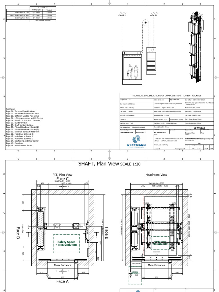 KL755148 Layout L08 Disable | PDF | Elevator | Transport