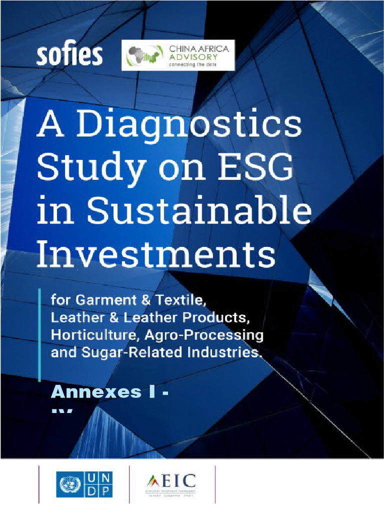 Annex I-IV ESG Framework With Laws | PDF | Sustainability | Employment