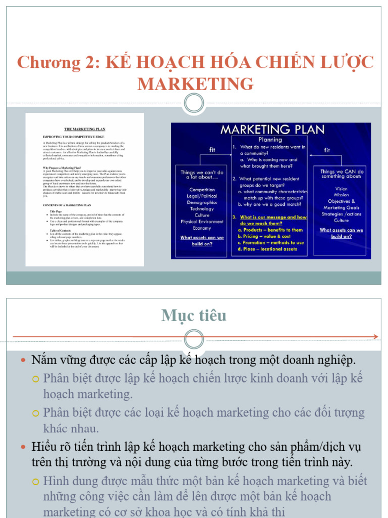 Chuong 2 - Phat Trien Ke Hoach Marketing | PDF