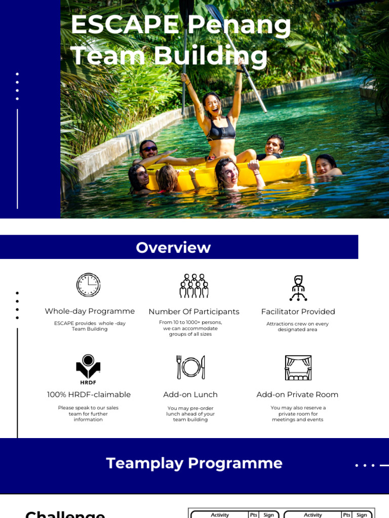 ESCAPE Penang Team Building | PDF