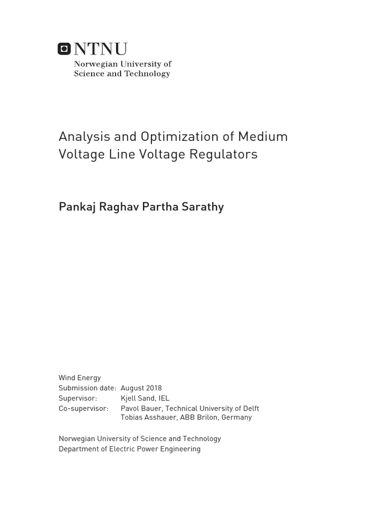 Analysis & Optimization of Voltage Line Regulator | PDF | Transformer ... Analysis & Optimization of Voltage Line Regulator | PDF | Transformer ...