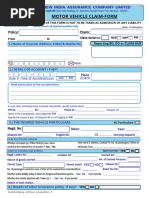 Motor Claim Form National Insurance Co. Ltd. | PDF | Vehicle Insurance ...