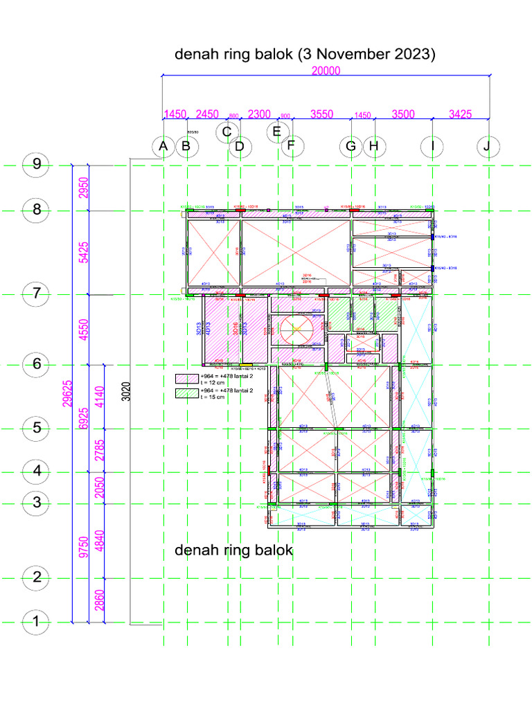 Denah Ring Balok Br5 (3 November 2023) | PDF