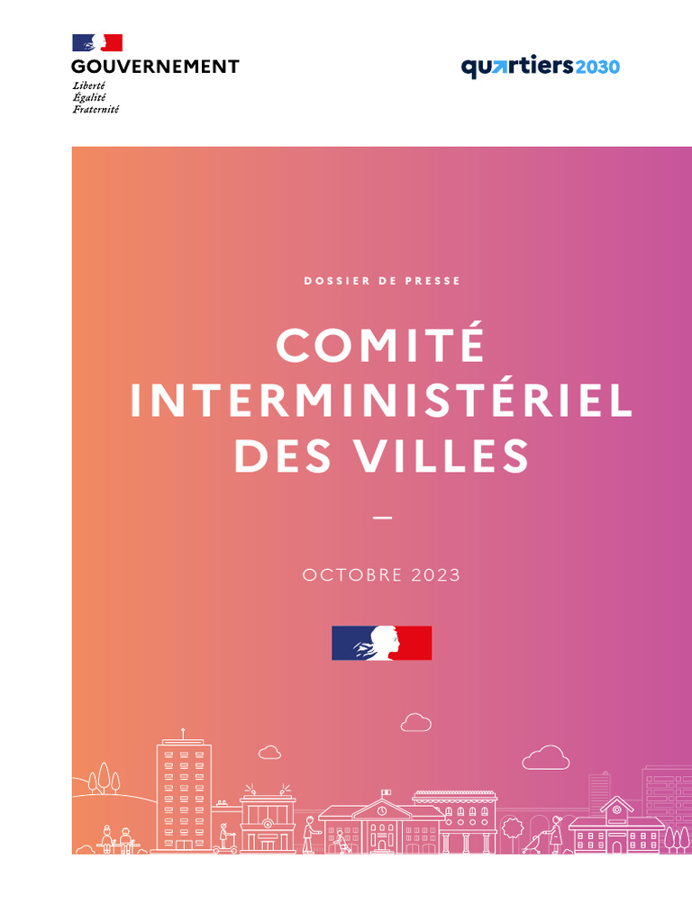 2023 Comité Interministeriel | PDF | France | Renouvellement urbain