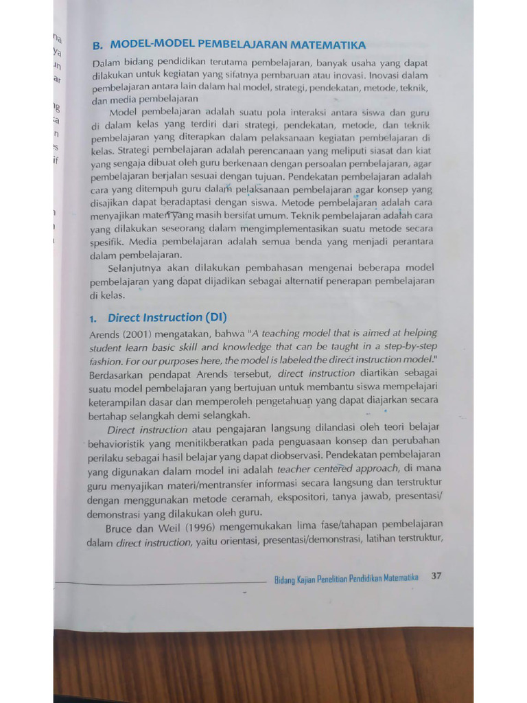 Model Model Pembelajaran | PDF