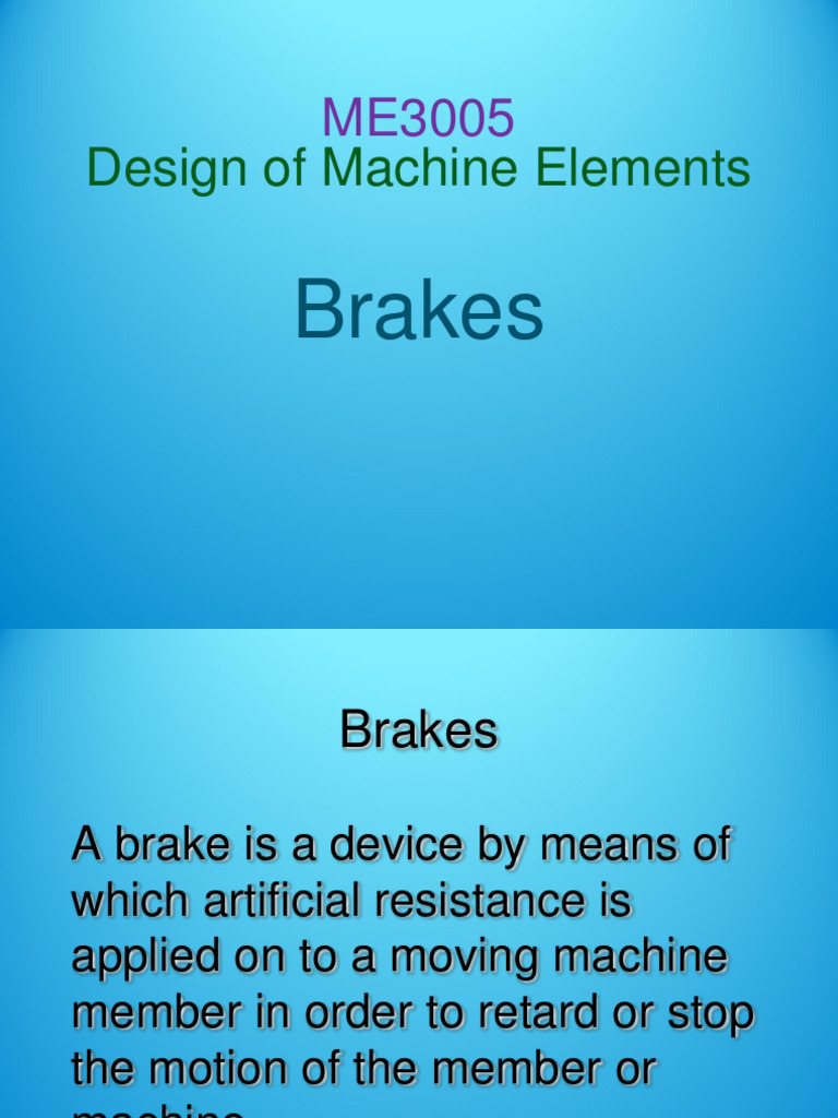 Brakes | PDF | Brake | Force