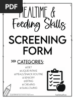 Children's Oral and Motor Proficiency Scale (ChOMPS) | PDF