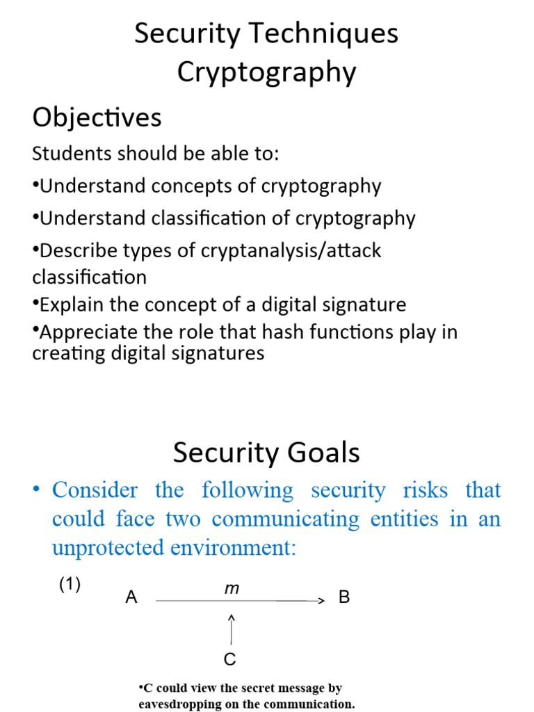 Esu Sec Week 4 and 5 | PDF | Cryptography | Public Key Cryptography