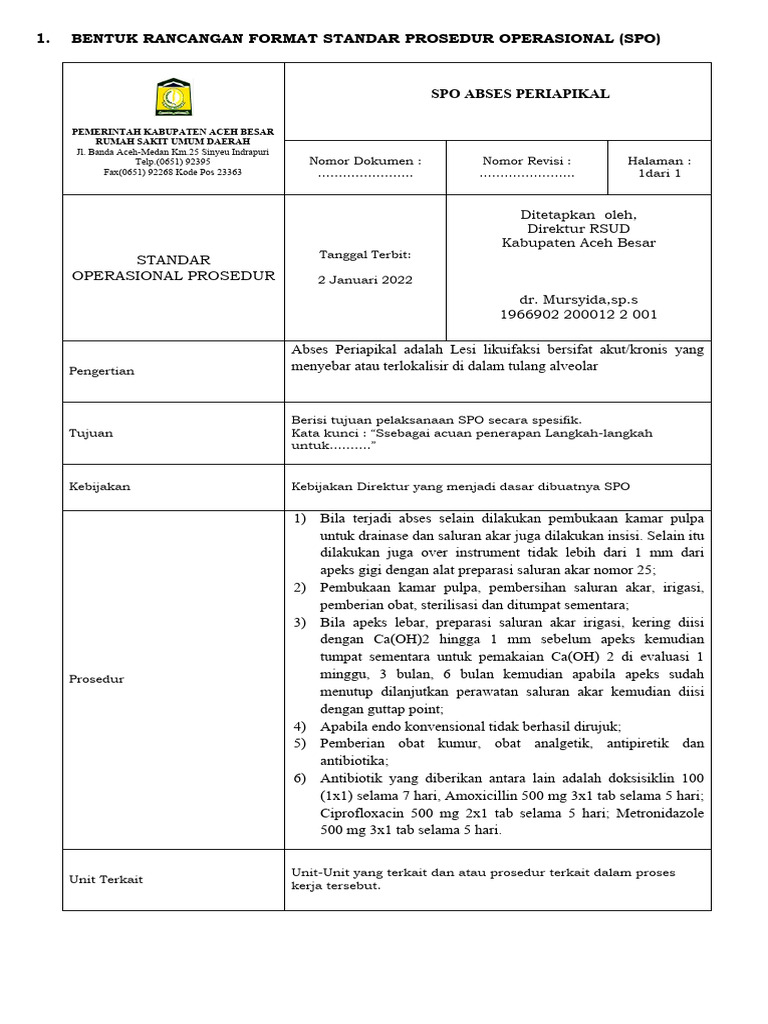 Spo Abses Periapikal | PDF | Sains & Matematika