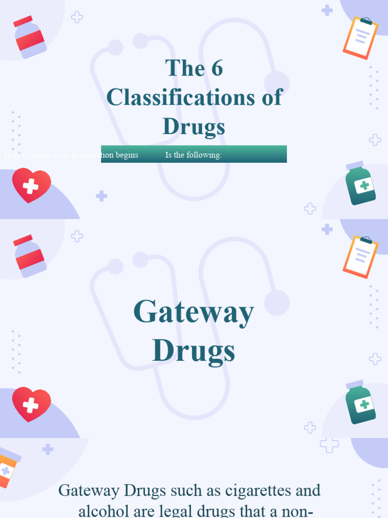 MAPEH-9 The 6 Classifications of Drugs | PDF | Drugs | Stimulant