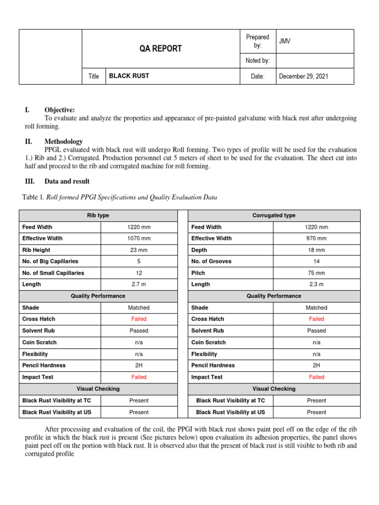 Black Rust Processing | PDF | Rust | Materials