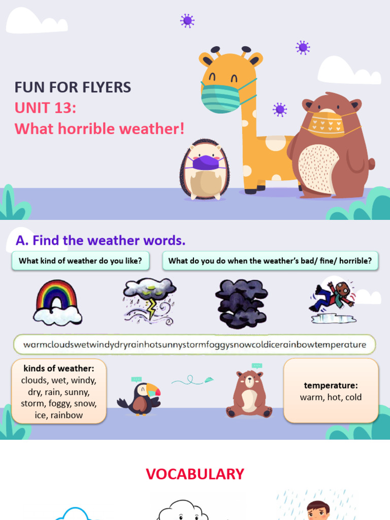 FFF - Unit 13 - What Horrible Weather | PDF | Forms Of Water | Nature