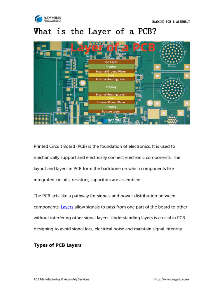 What Is The Layer of A PCB | PDF | Printed Circuit Board | Materials ...