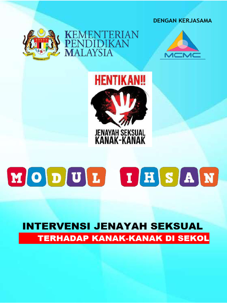 Modul Intervensi Jenayah Seksual Terhadap Kanak Kanak Ihsan 2019 | PDF