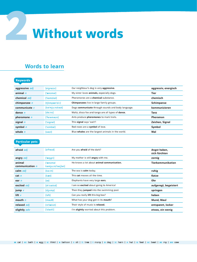 OW1 LC Words To Learn U2 12-14 ES Digione | PDF