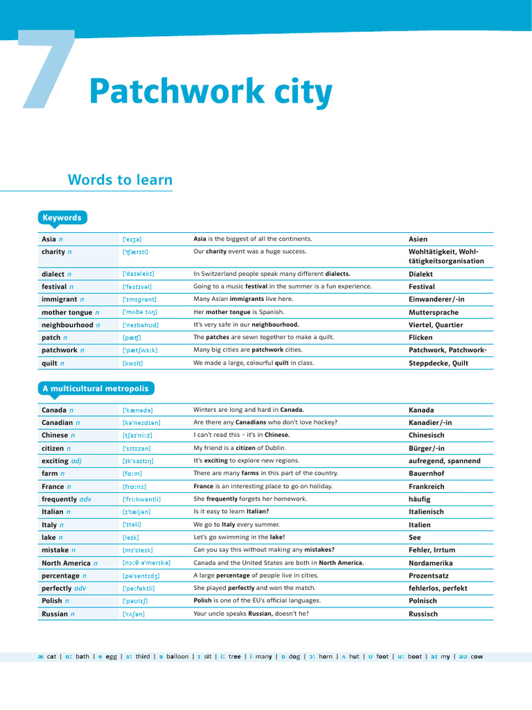 OW1 LC Words To Learn U7 52-54 ES Digione | PDF