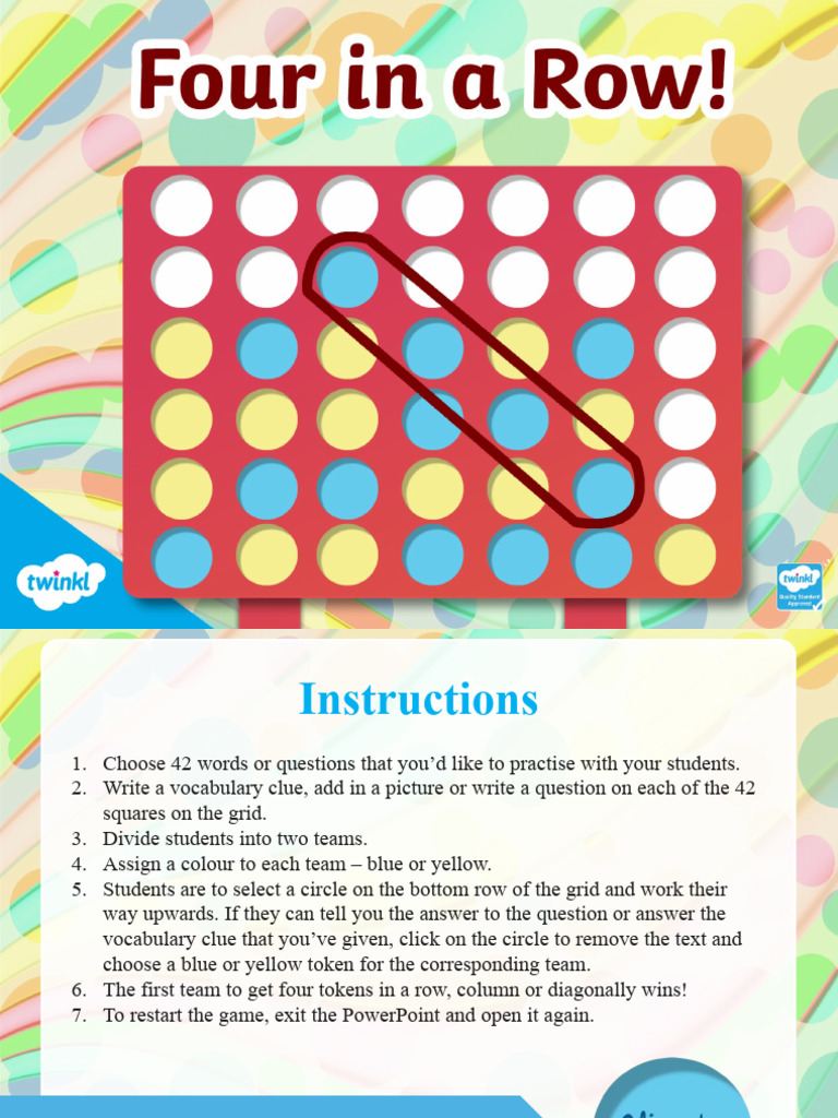 T BG 1643754785 Four in A Row Editable Powerpoint Board Game Ver 3 ...