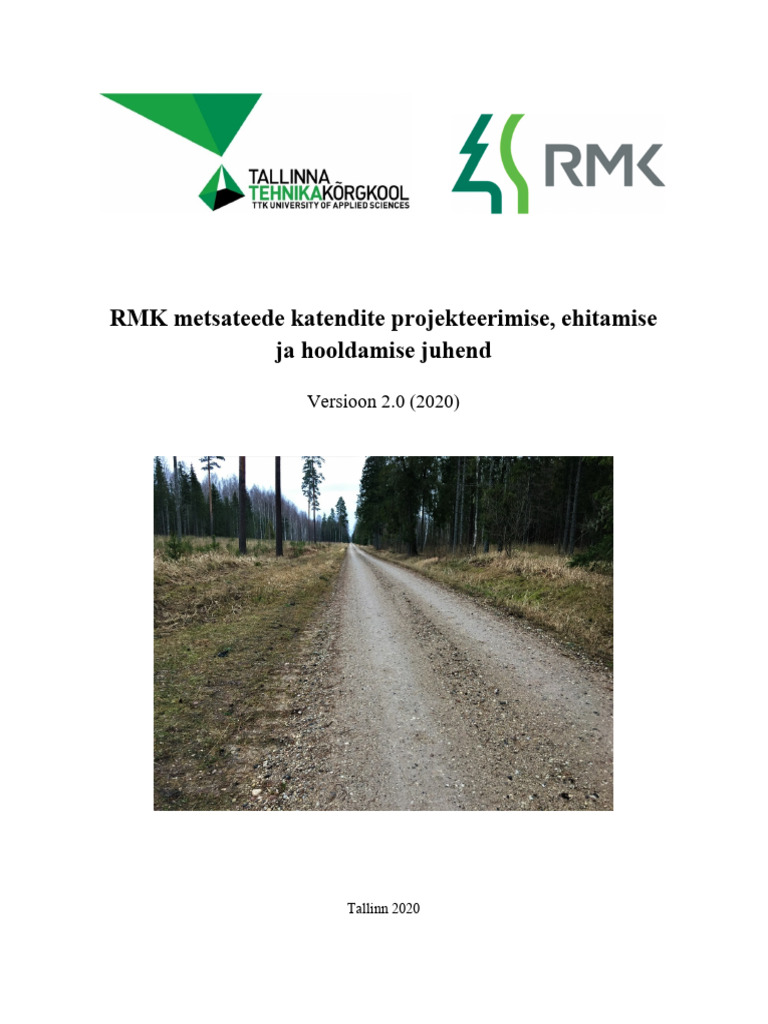 RMK Metsateede Juhis - 2020 | PDF