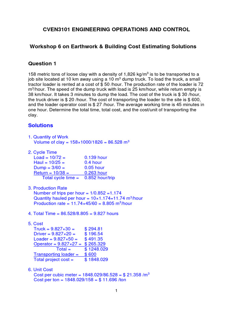 Workshop 6 Solution | PDF | Truck