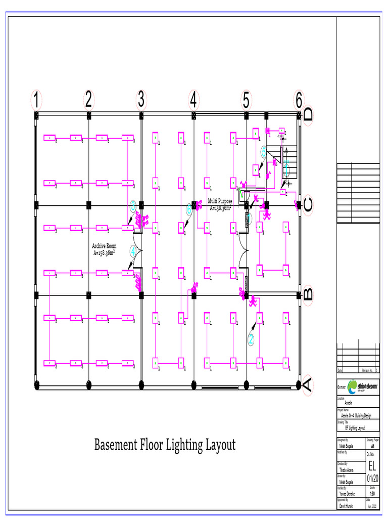 Basement Floor Lighting Plan | PDF