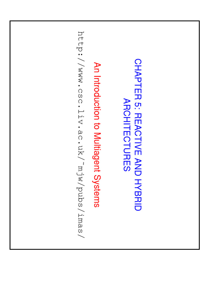 Lect 05 | PDF | Agent Based Model | Perception Lect 05 | PDF | Agent Based Model | Perception