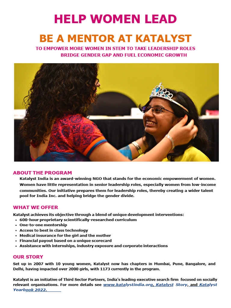 Mentorship at Katalyst - Corporate | PDF | Mentorship