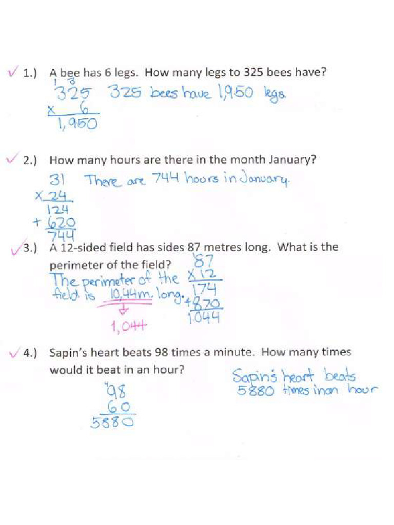 Jump Math 5.1 - 8 | PDF