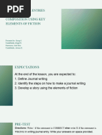 IGCSE English 0500 Journal Writing | PDF | Thought | Feeling