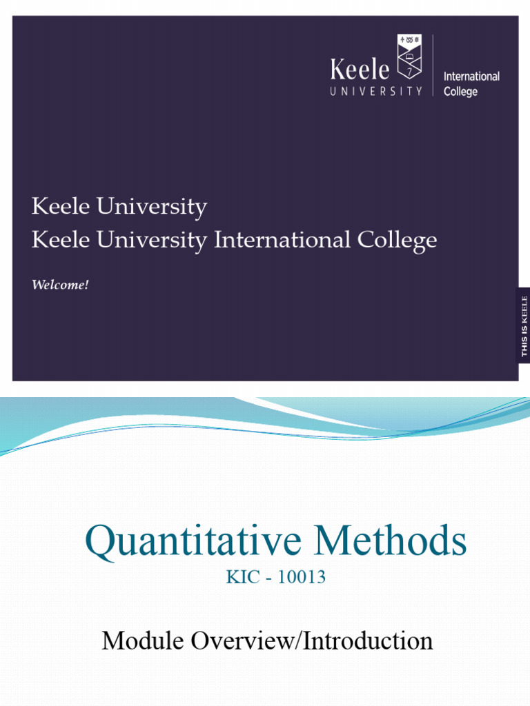 Lecture Week 1 Introduction - Overview | PDF | Statistics | Regression Analysis